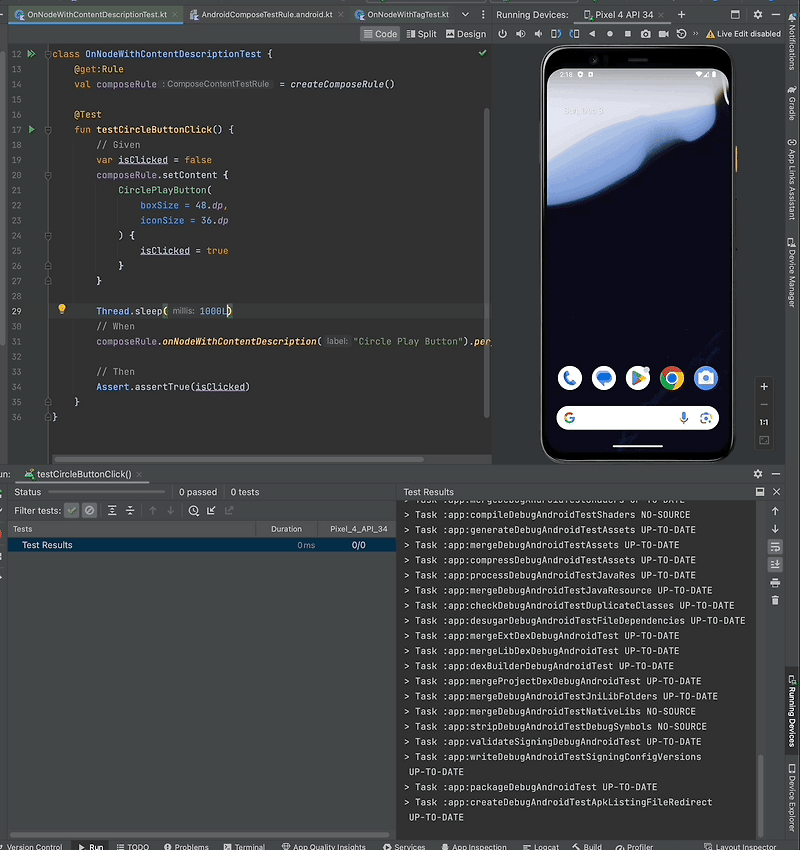 Android Ui Test Createcomposerule과 Createandroidcomposerule의 차이 알아보기 — 조세영의 Kotlin World