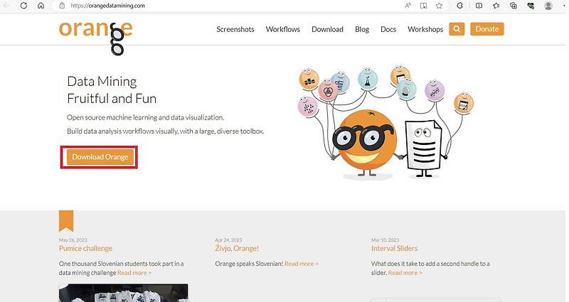 [Orange3 강좌] [Part 1] Orange3 설치하기