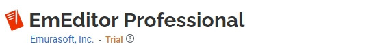 EmEditor Professional 무료 다운로드