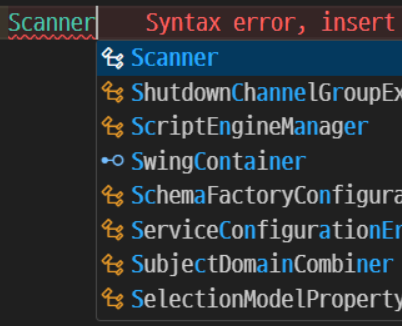[VScode]자동 import가 뜨지 않을 때