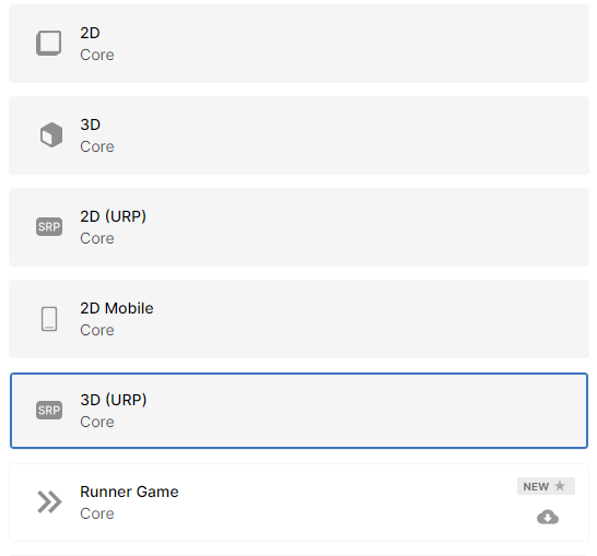 유니티 학습 일지 #1 3D vs 3D URP의 차이 :: 빅초이의 자본주의생존기