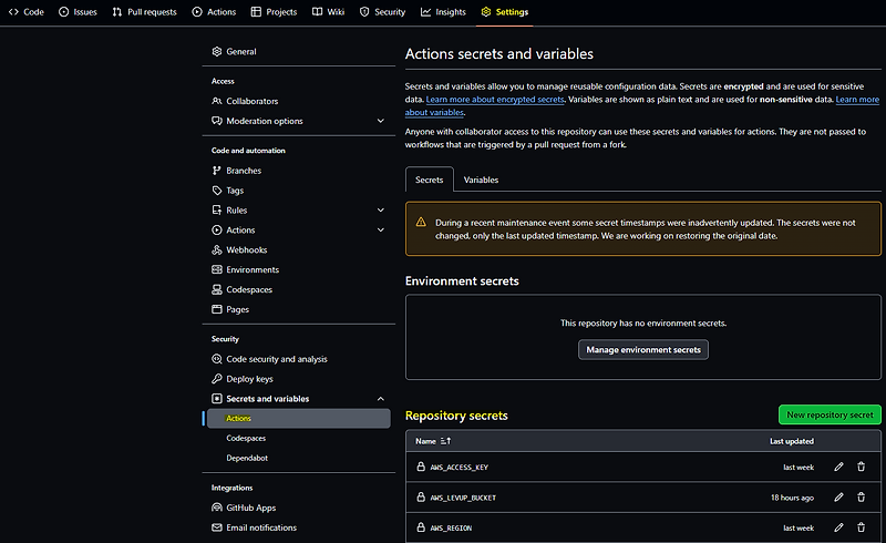 [Github] Github Action 으로 CI / CD 적용하기