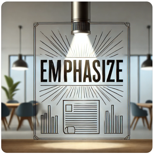 강조하다 (Emphasize) - 활용 예문, 비슷한 표현들 알아보기
