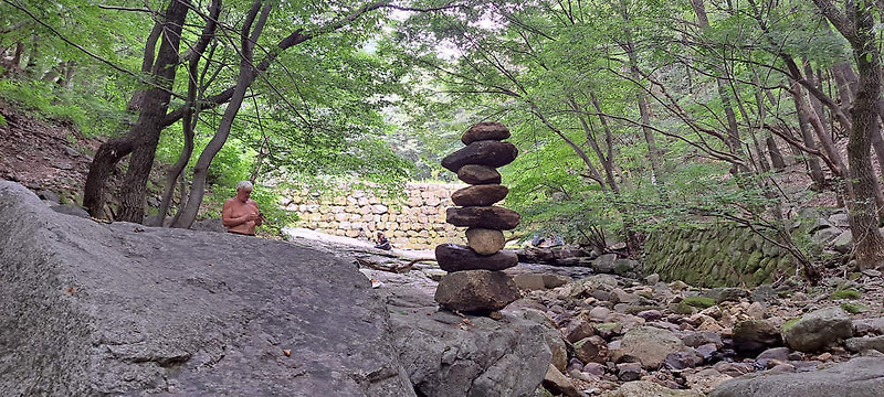 아홉개의 돌(Nine Stones), Sinwon Temple, Gonju, Summer 2024