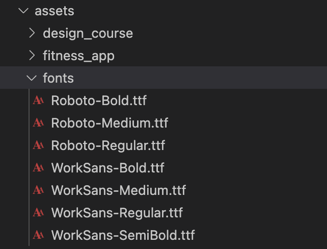 [Flutter]font(폰트, 서체, 글꼴) 설정하기