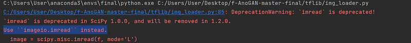 scipy.misc.imread 에러