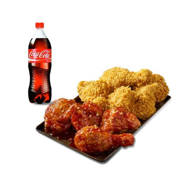 BBQ 황올반+BBQ양념반+콜라1.25L 할인