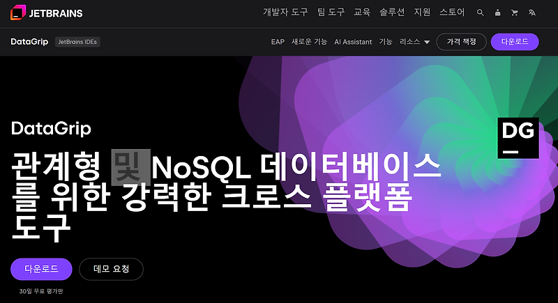DataGrip IDE 설치하기