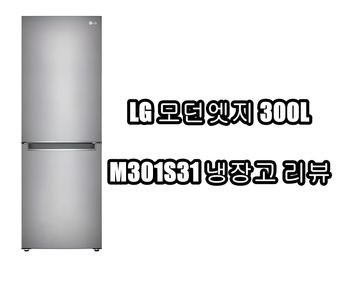 LG 모던엣지 300L M301S31 냉장고 리뷰 – 원룸과 자취방에 딱 맞는 효율적인 가성비 냉장고