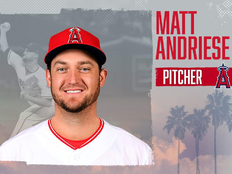 LA 에인절스의 불펜투수인 맷 앤드리스 (Matt Andriese)에 대해서 알아보자