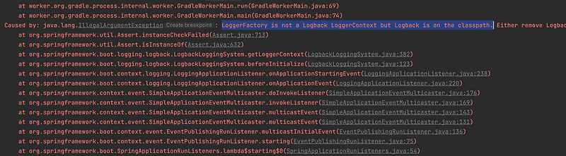 [error] Loggerfactory Is Not A Logback Loggercontext But Logback Is On The Classpath — 귀찮은 개발자의 블로그