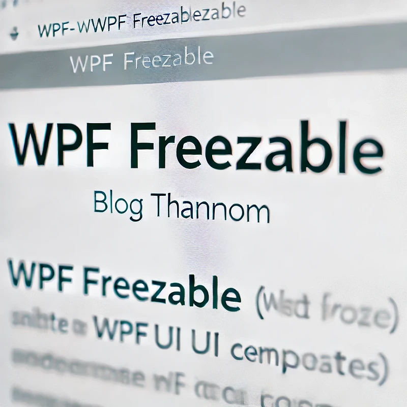 WPF Freezable