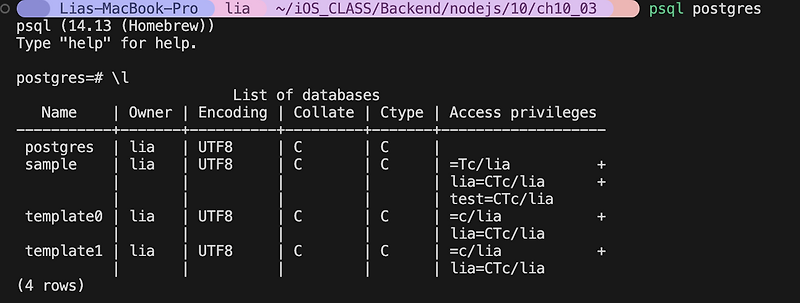 [Node.js] ORM sequelizer, Postgres 사용해서 MVC 패턴 적용해보기