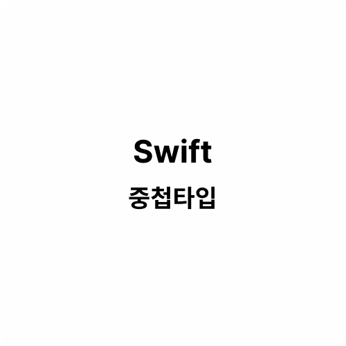 Swift 중첩 타입 (Nested Types)