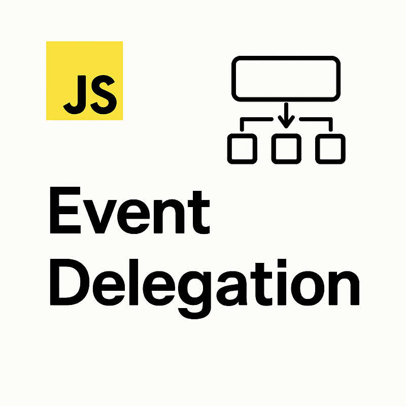 자바스크립트 이벤트 위임(Event Delegation)과 성능 최적화