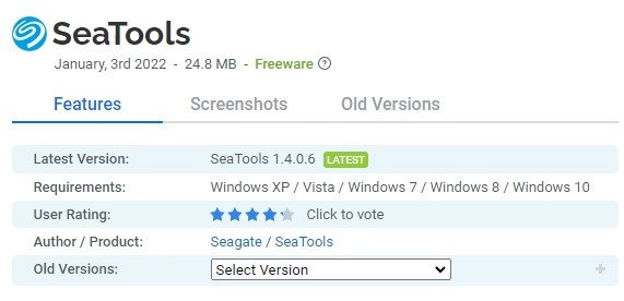 SeaTools 무료 다운로드