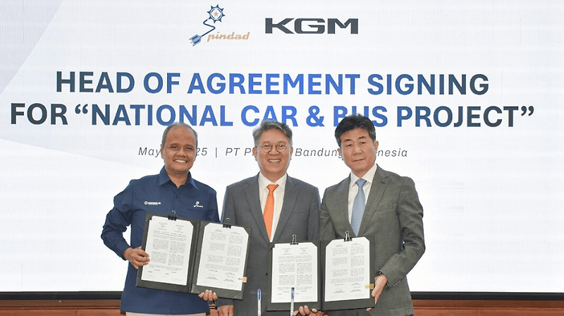 KG모빌리티(KGM), 인도네시아 국민차 개발 사업 추진 관련 HOA 체결