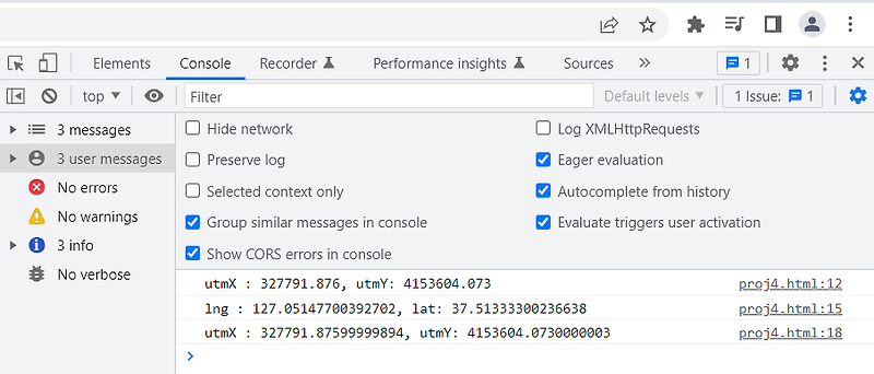 [JS] proj4.js 좌표계 변환 예제 :: 재밌는 Coding