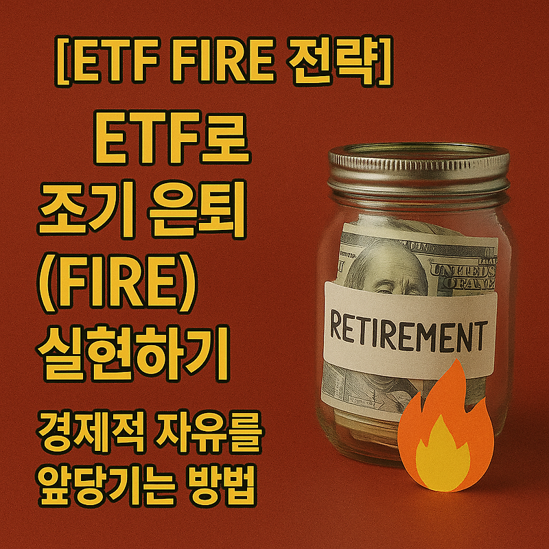 [ETF FIRE 전략] ETF로 조기 은퇴(FIRE) 실현하기 – 경제적 자유를 앞당기는 방법