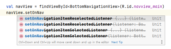 [issue] deprecated/BottomNavigationView.OnNavigationItemSelectedListener