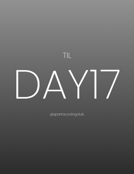 [TIL] 내배캠 Day17