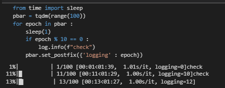 tqdm) print대신에 tqdm을 이용해서 logging 방법 — All I Need Is Data.