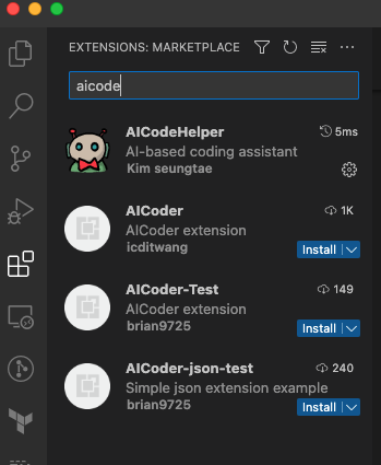 VSCode에서 ChatGPT 확장 프로그램 이용하기