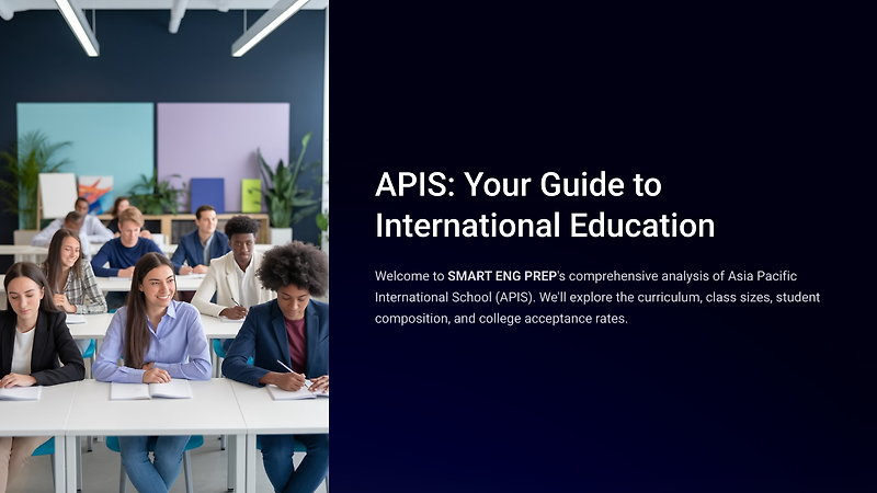 APIS(Asia Pacific International School) 커리큘럼과 학생 생활 – 방과 후 활동부터 대학 진학까지