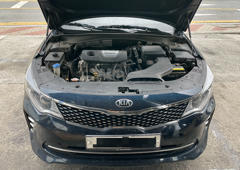 K5 DCT 미션 엔진 교체 작업