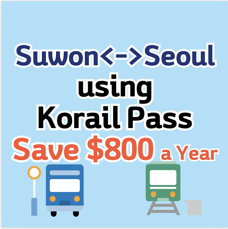 Korail Regular Pass for Suwon-Seoul/Yongsan 🚆