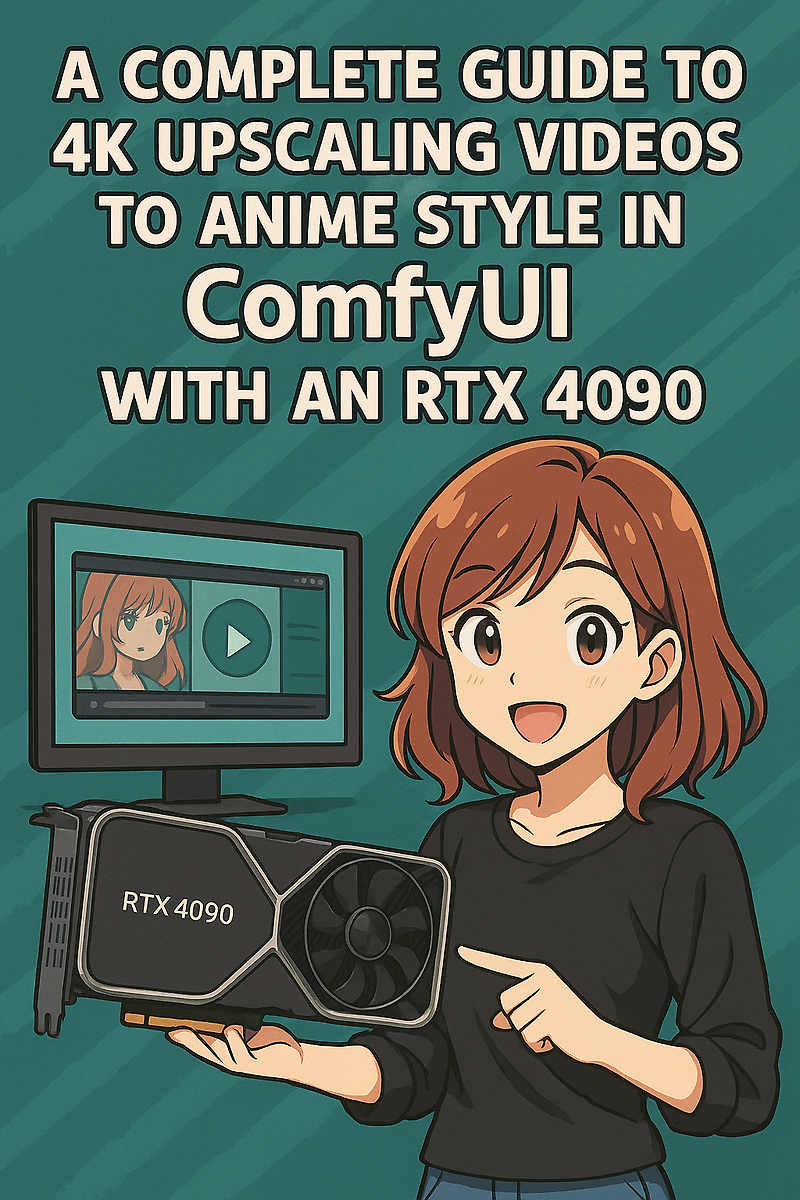 "RTX 4090으로 ComfyUI에서 동영상을 애니메이션 스타일로 업스케일링하는 완벽 가이드"