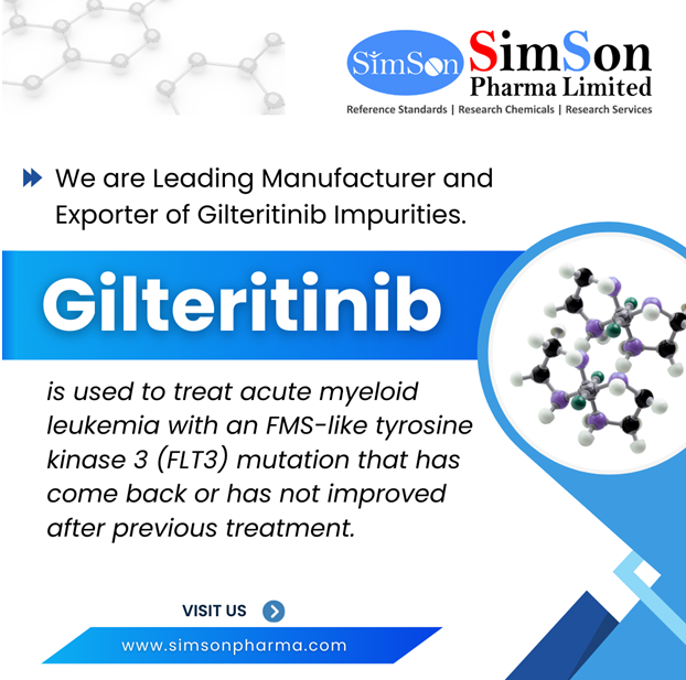 [길테리티닙 유연물질] Gilteritinib Impurities - SimSon Pharma Limited 수입/공급 전문 코아사이언스