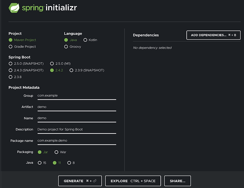 디지털라이프 :: IntelliJ Community Edition 으로 Spring Boot 시작하기