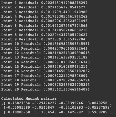 [AI & ML Examples] Computer Vision Calibration: Normalized Points 예제코드