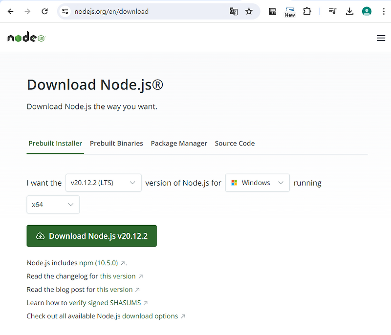 [Do it_Node.js] 노드 설치, npm 패키지 설치