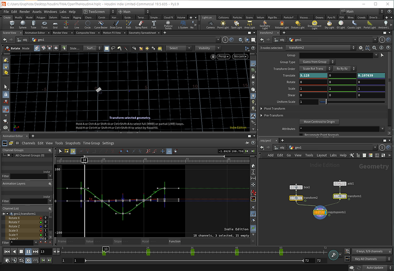 [Houdini] Open The Houdini 4-1~4-2