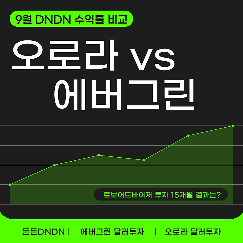 2023년 9월 DNDN 든든 같은 금액 다른 전략 결과는?