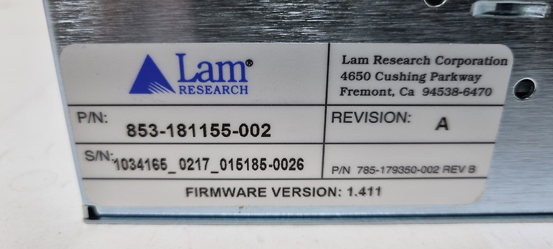 LAM RESEARCH EIOC 0 APC/ICE 853-181155-002