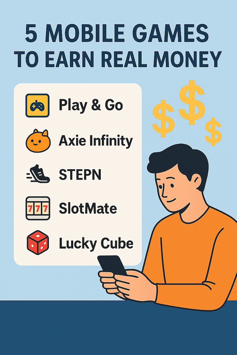 5 Mobile Games That Actually Let You Earn Real Money :: All the ...