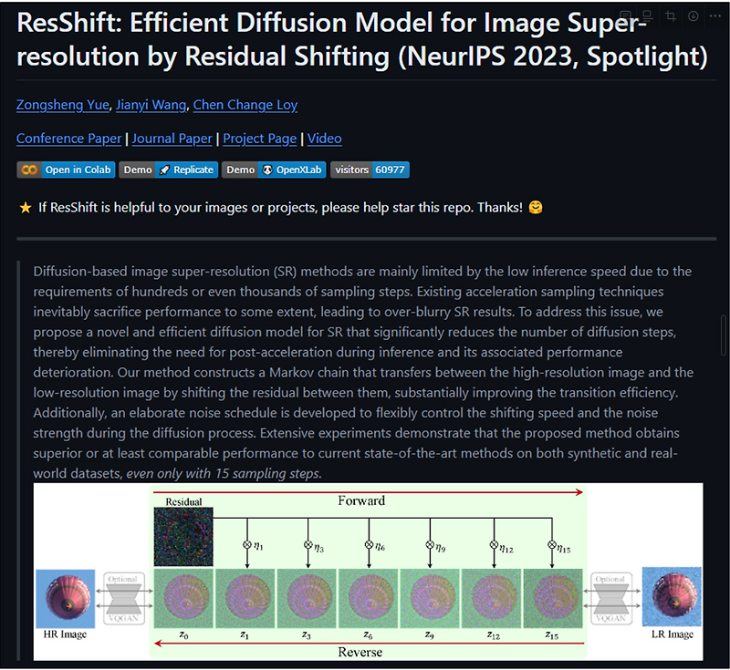 Video Upscaling (ResShift)