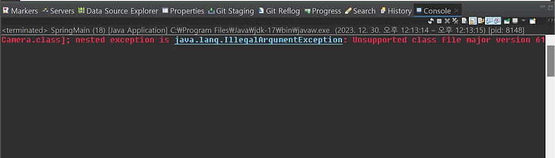Unsupported class file major version 61 :: 프로젝트 jdk 버전 다운그레이드 하기 — 리샤토리