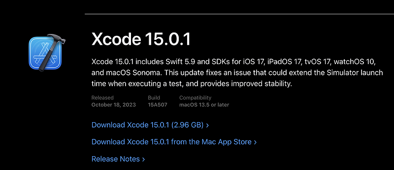 [Swift] xcode 와 SF Symbols 설치