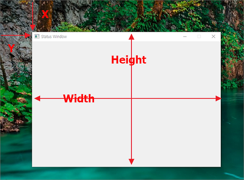 Code Hunter :: 파이썬(Python) PyQt5 화면 위치와 크기 조절하기