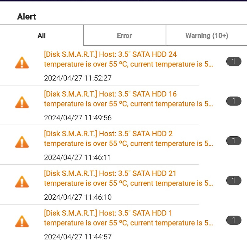 QNAP NAS 과열로 강제 셧다운 이후 RAID 오류 현상 :: Benjamin's Note
