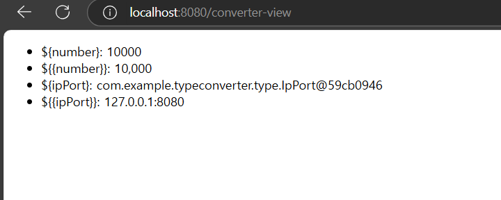 포맷터 - Formatter , @NumberFormat, @DateTimeFormat