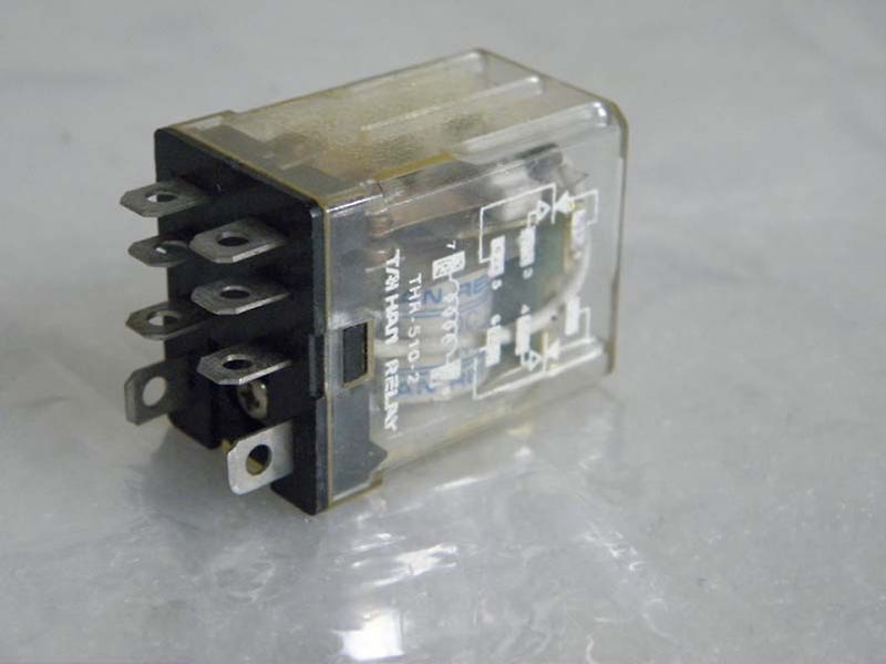 릴레이 Relay 2회로 2접점 TAI HAN RELAY Coil DC24V(THR-510-2) 판매합니다.