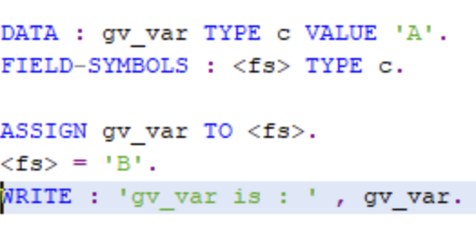 easy abap 38. 필드심볼_Field Symbol