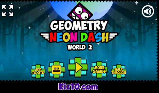 네온 지오메트리대쉬 게임하기 (Geometry Neon Dash World 2)