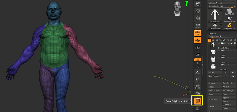 [zbrush] UVMaster: PolyGroups 폴리그룹 :: 솔직한 리뷰맛집 교양있는 취미 이야기
