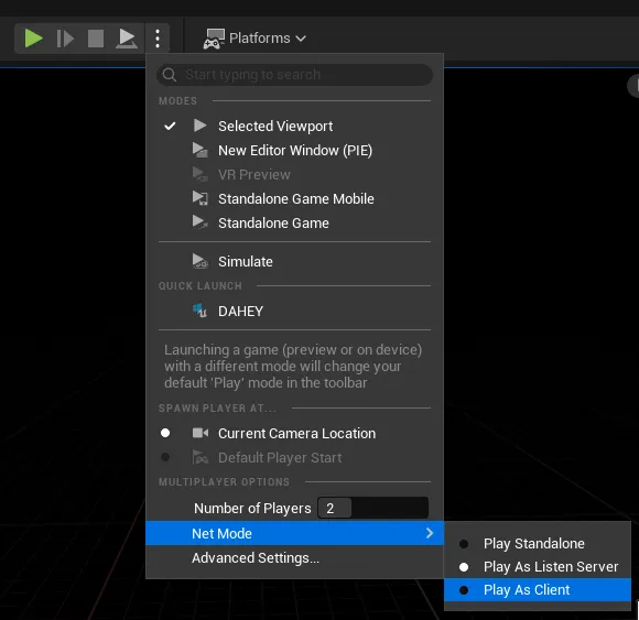 [ UE ] 언리얼 멀티플레이어에서 NetMode가 뭘까?